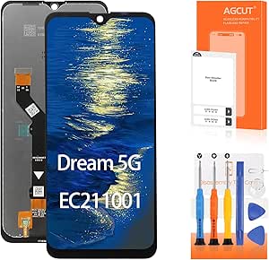 Amazon.com: AGCUT for Cricket Dream 5G EC211001 Screen Replacement for ...