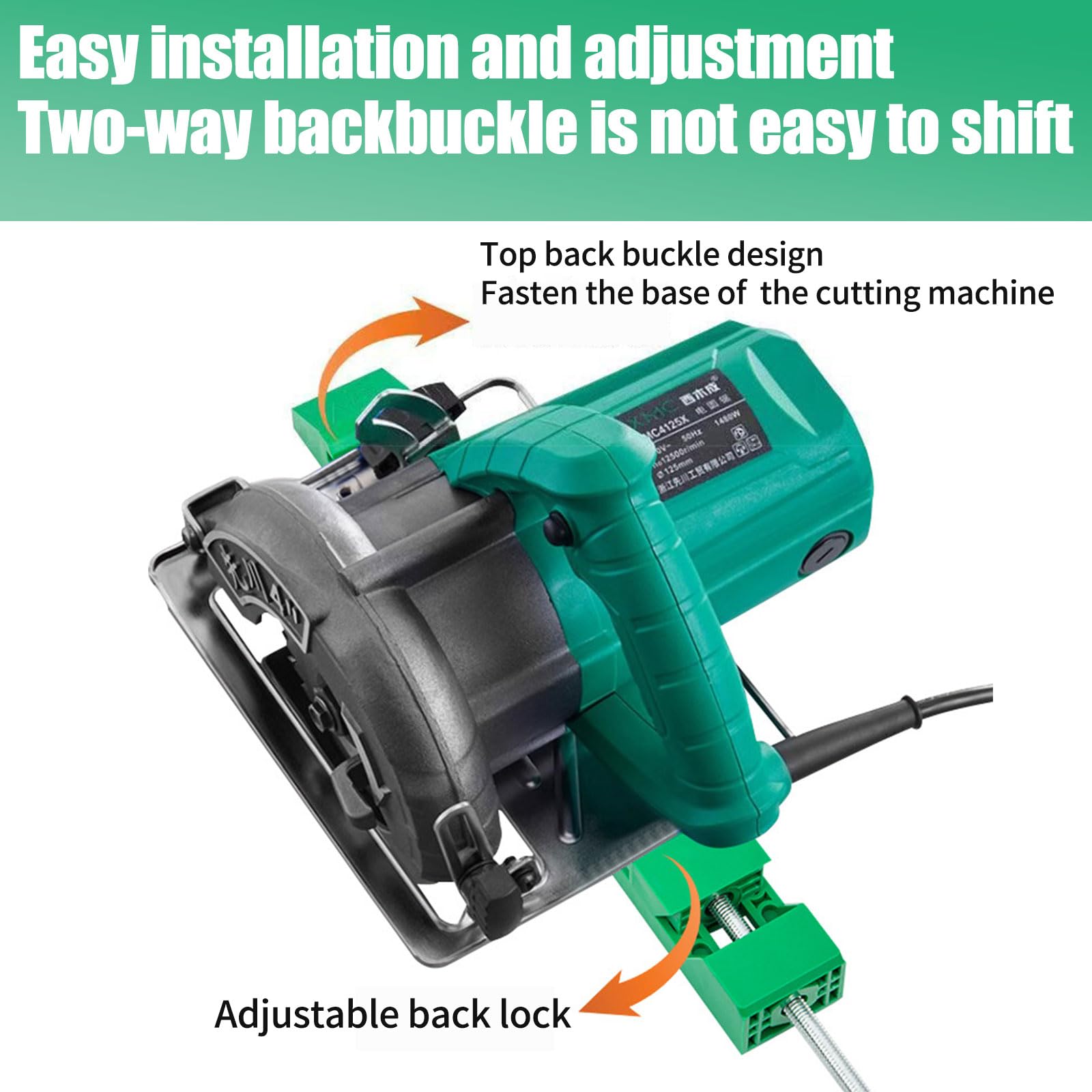 Snapklik.com : Adjustable Cutting Machine Base Guide, Clamp Circular ...