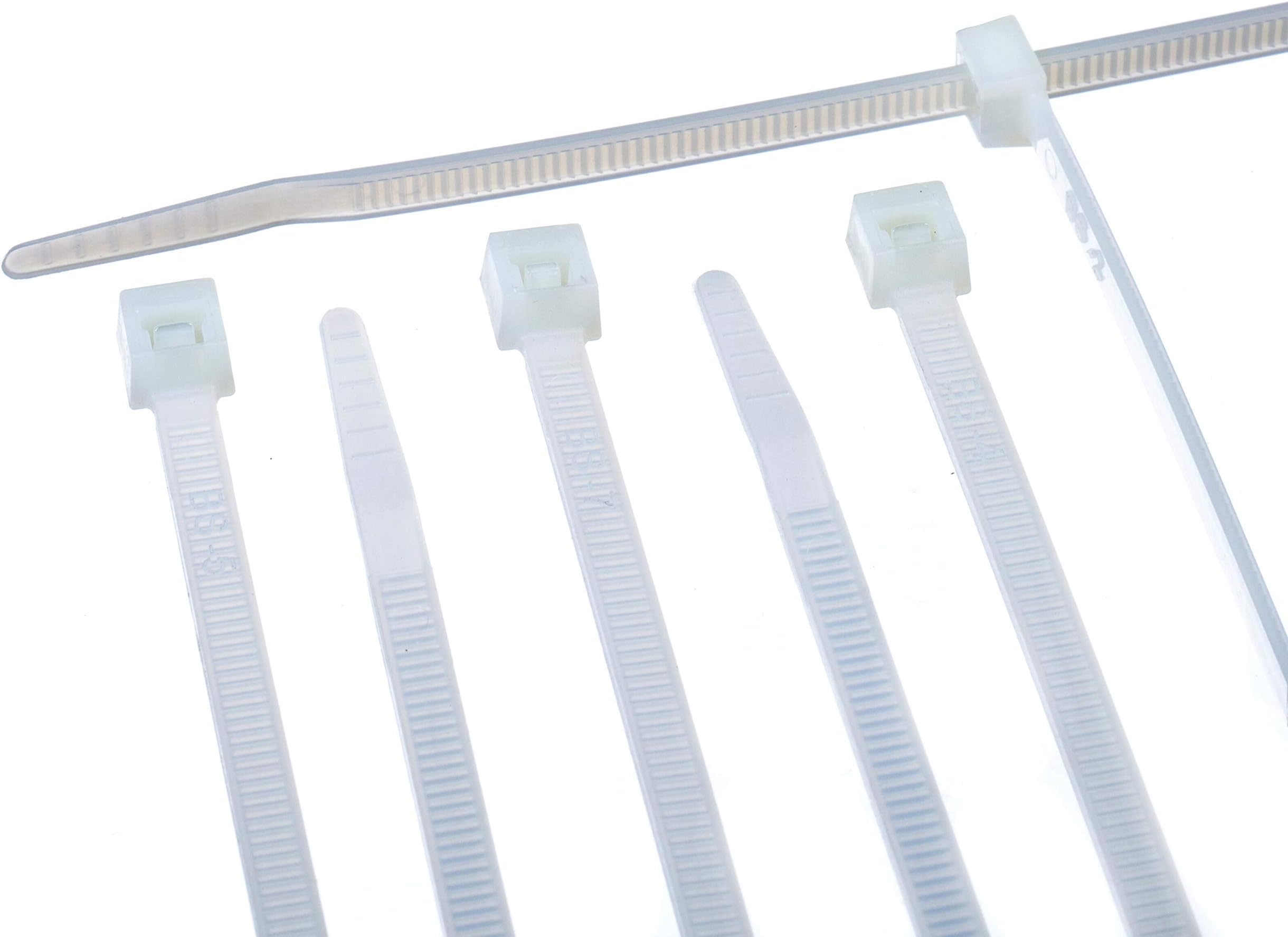 Amazon.com: THE CIMPLE CO 7 inch White Nylon Zip Ties (Wire, Cable Ties ...