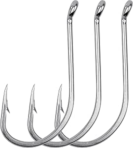 Amazon.com : Octopus Beak Fishing Hooks, 100pcs Circle Hooks Saltwater ...