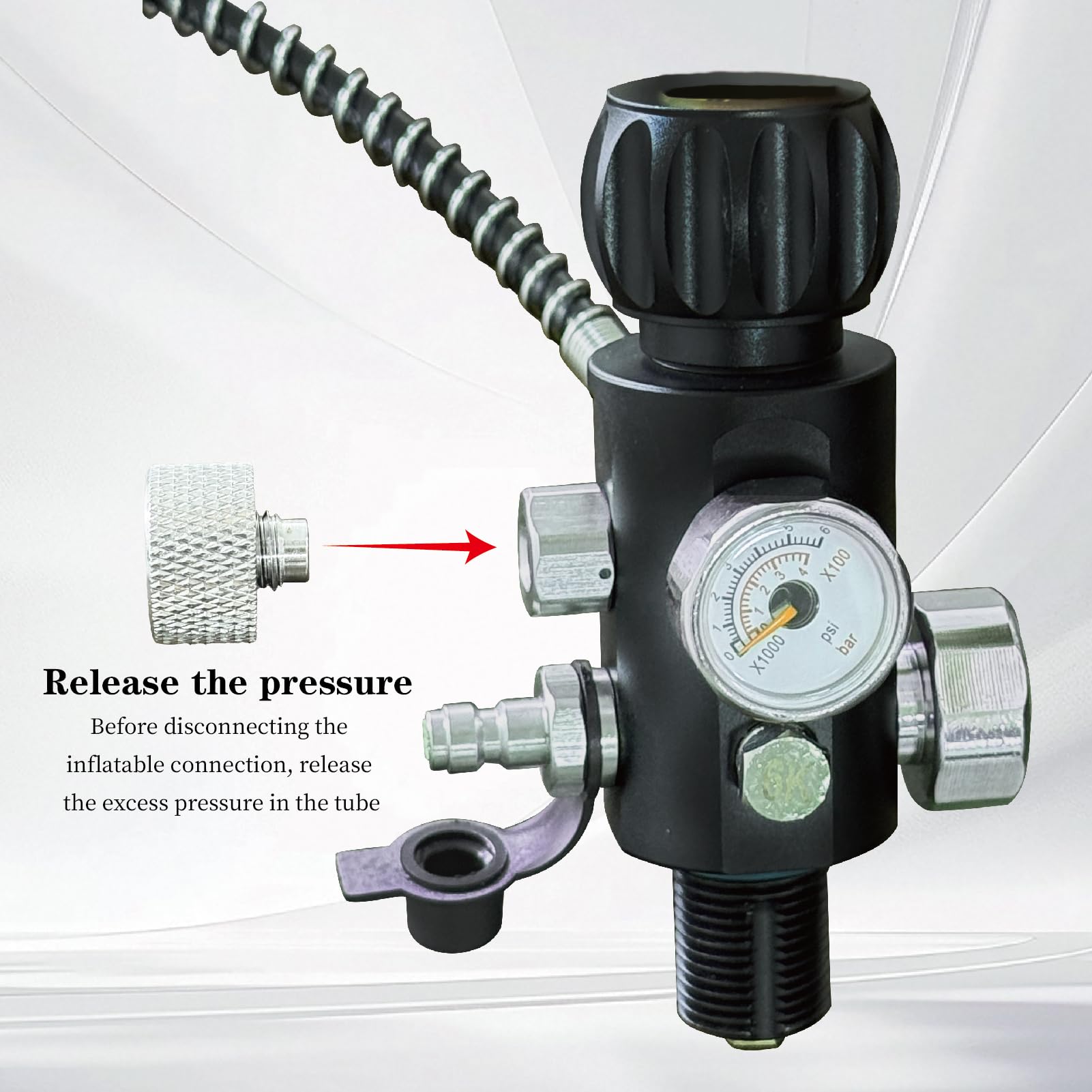 Snapklik.com : M181.5 Thread 4500psi (No Pressure-Reduce) Paintball ...