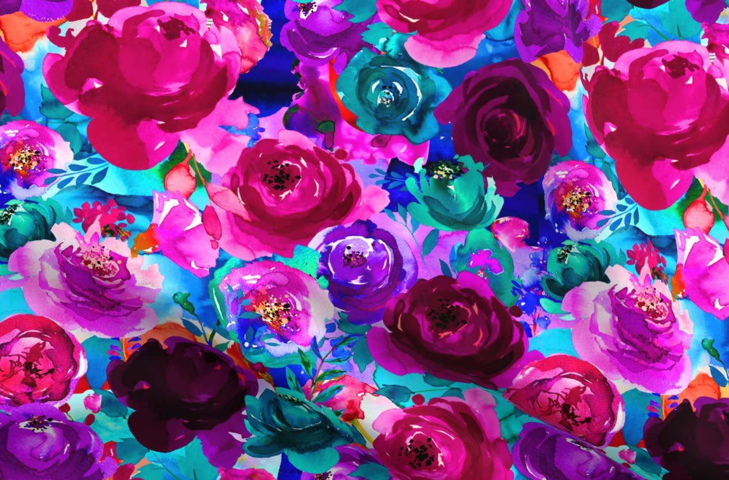 Hot Pink Floral Pattern