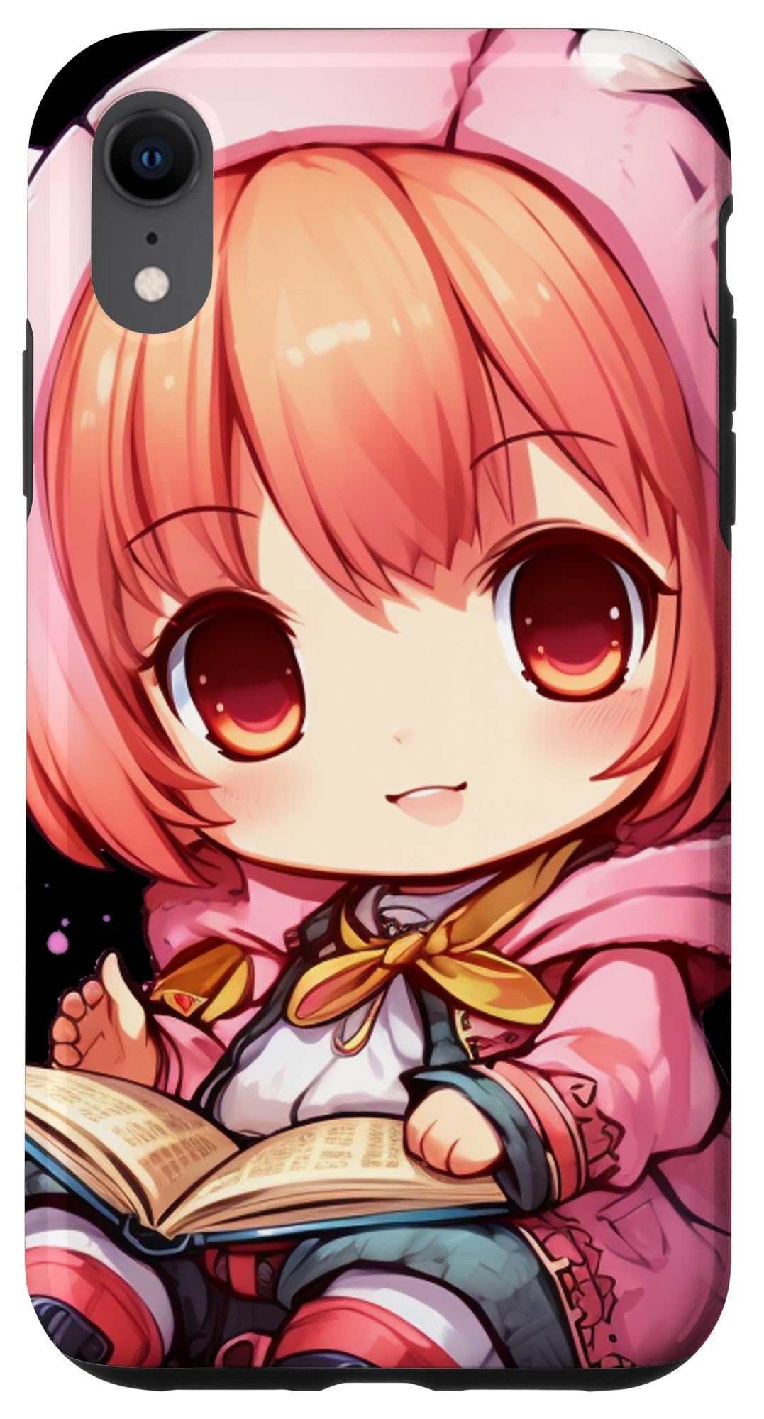 Anime Girl Holding Book