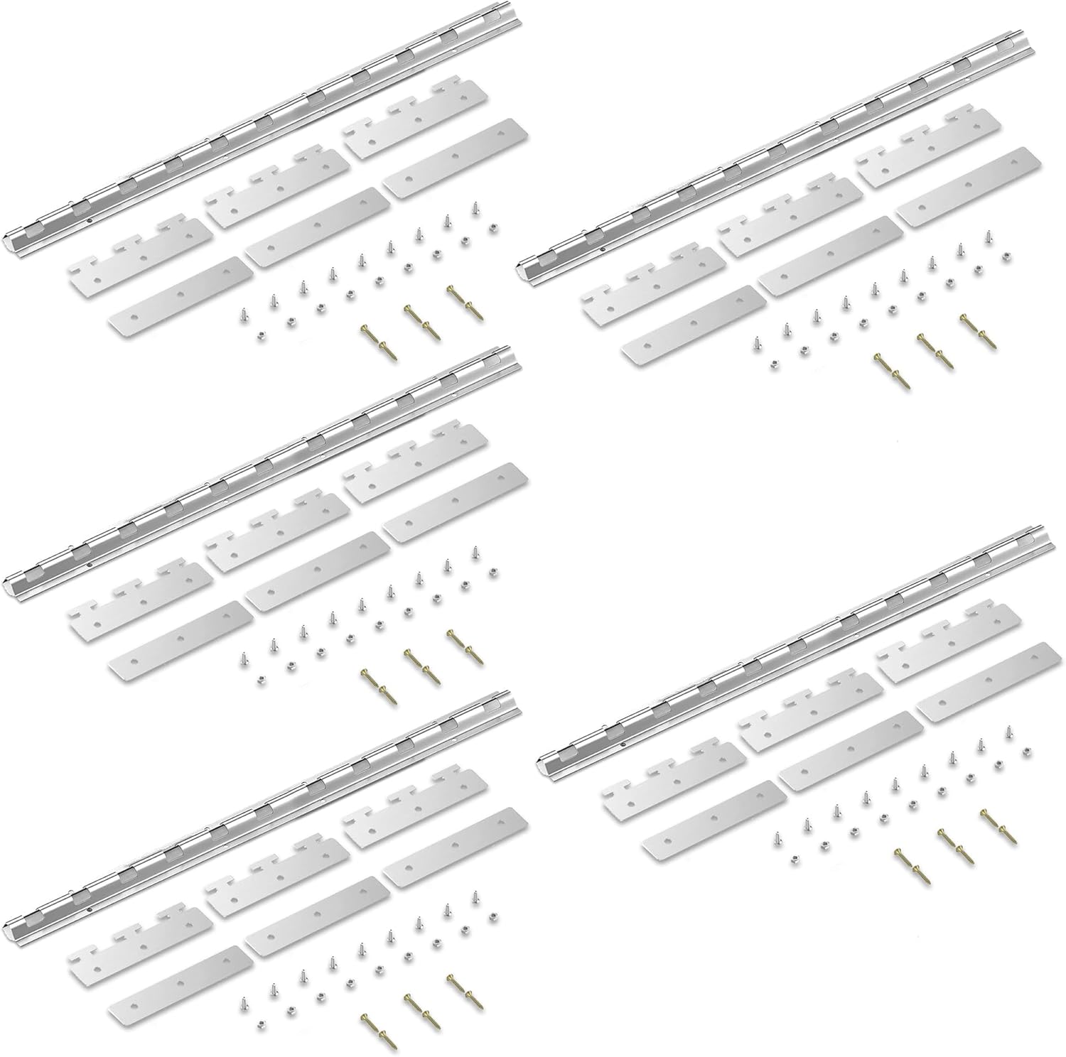 Amazon.com: 15 Pcs Strip Curtain Hardware PVC Universal Mount Hanger ...