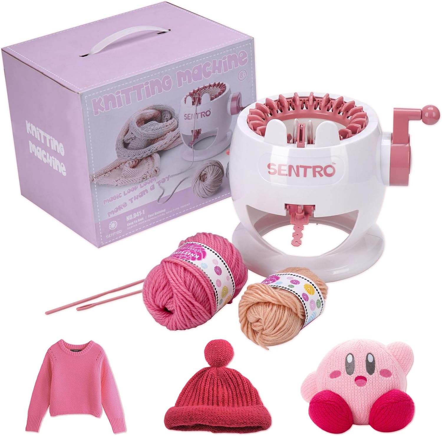 Amazon.com: Sentro Knitting Machine, 22 Needles Smart Weaving Round ...