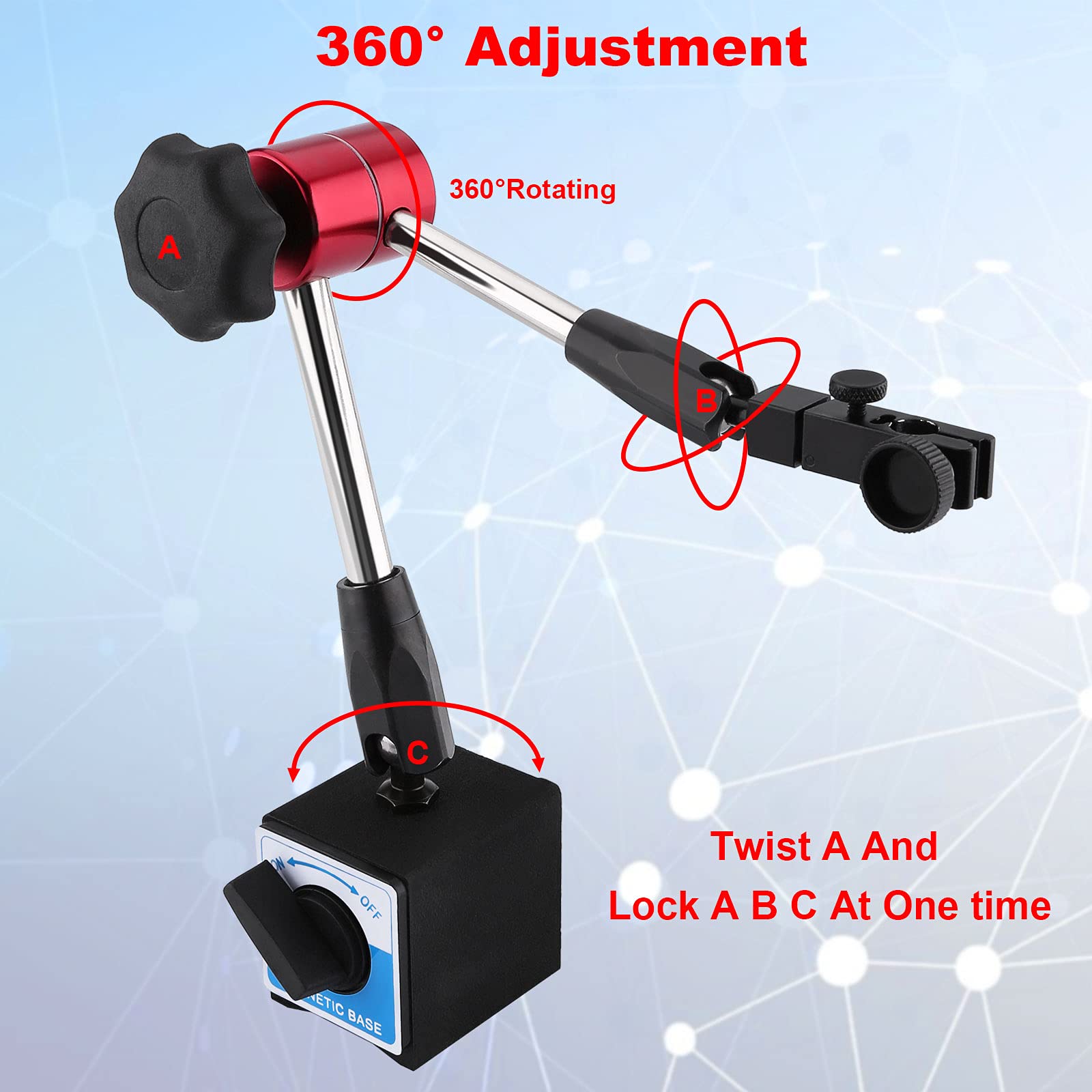 Snapklik.com : Metal Magnetic Base,Magnetic Base Flexible And Strong ...