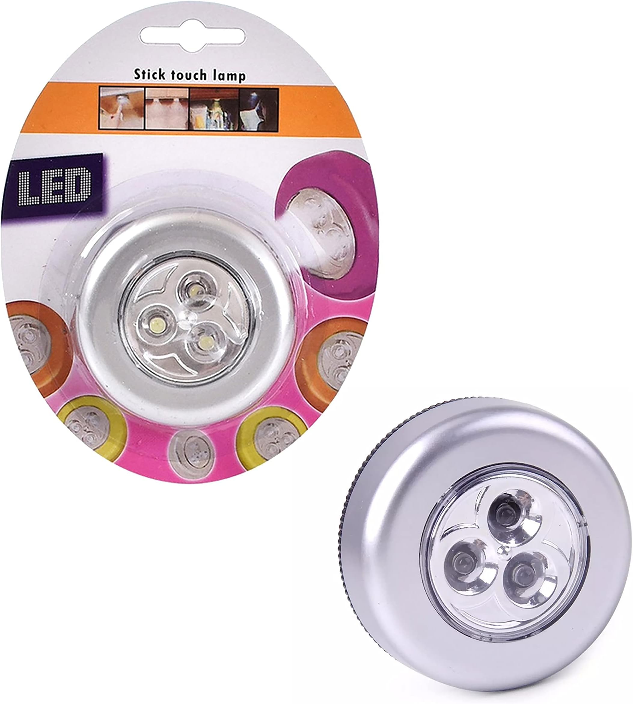 Buy MAPPERZ Plastic Led Battery-Powered Wireless Night Light Stick Tap ...