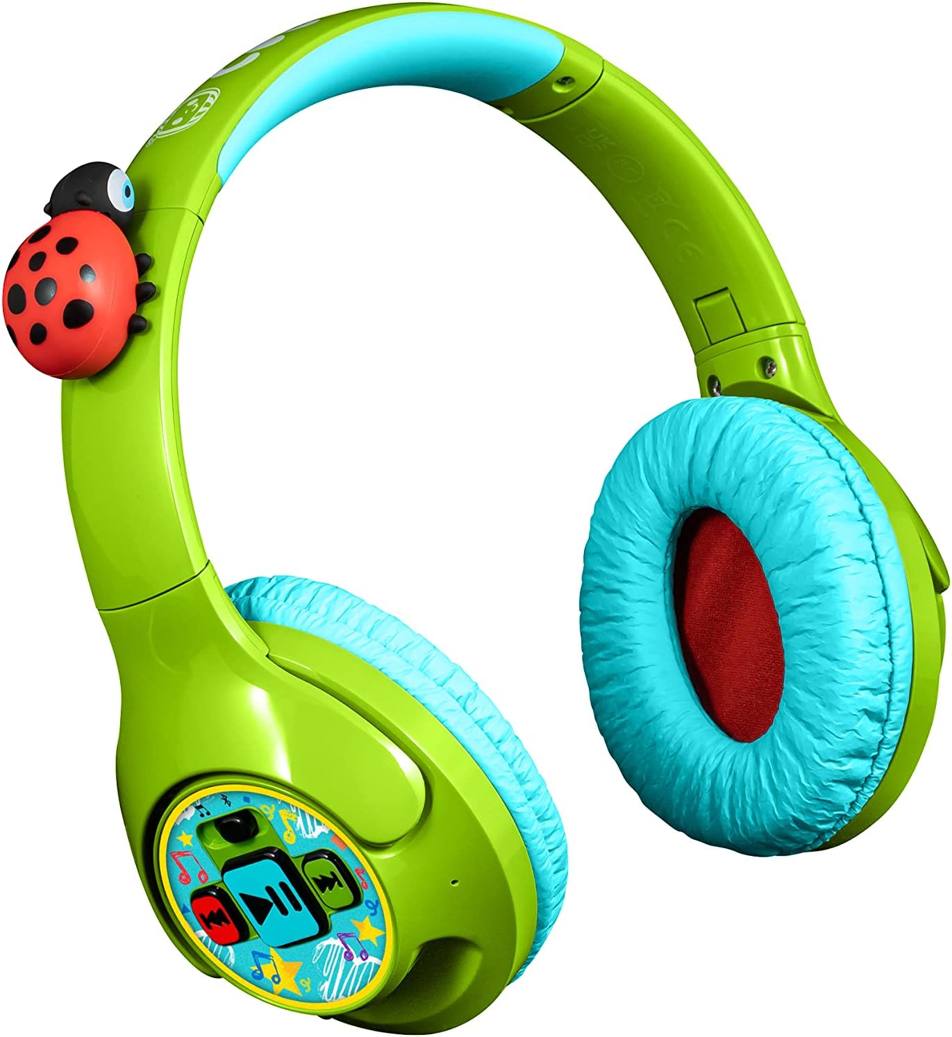 Amazon.com: eKids Cocomelon Toddler Headphones with Built-in Kids Music ...