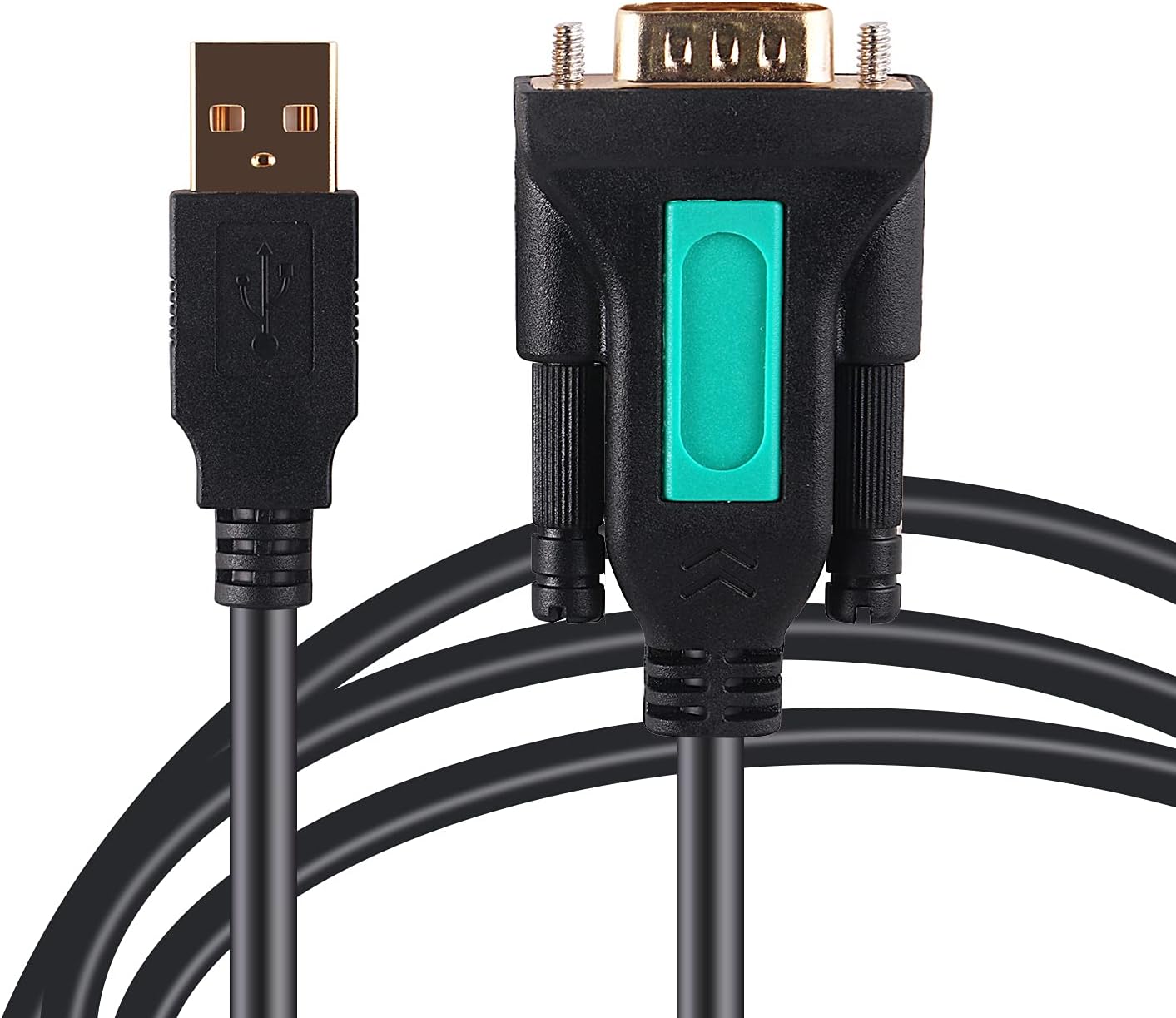 Amazon.com: 10FT USB to DB-9 9 Pin Male RS-232 Serial Adapter Cable ...