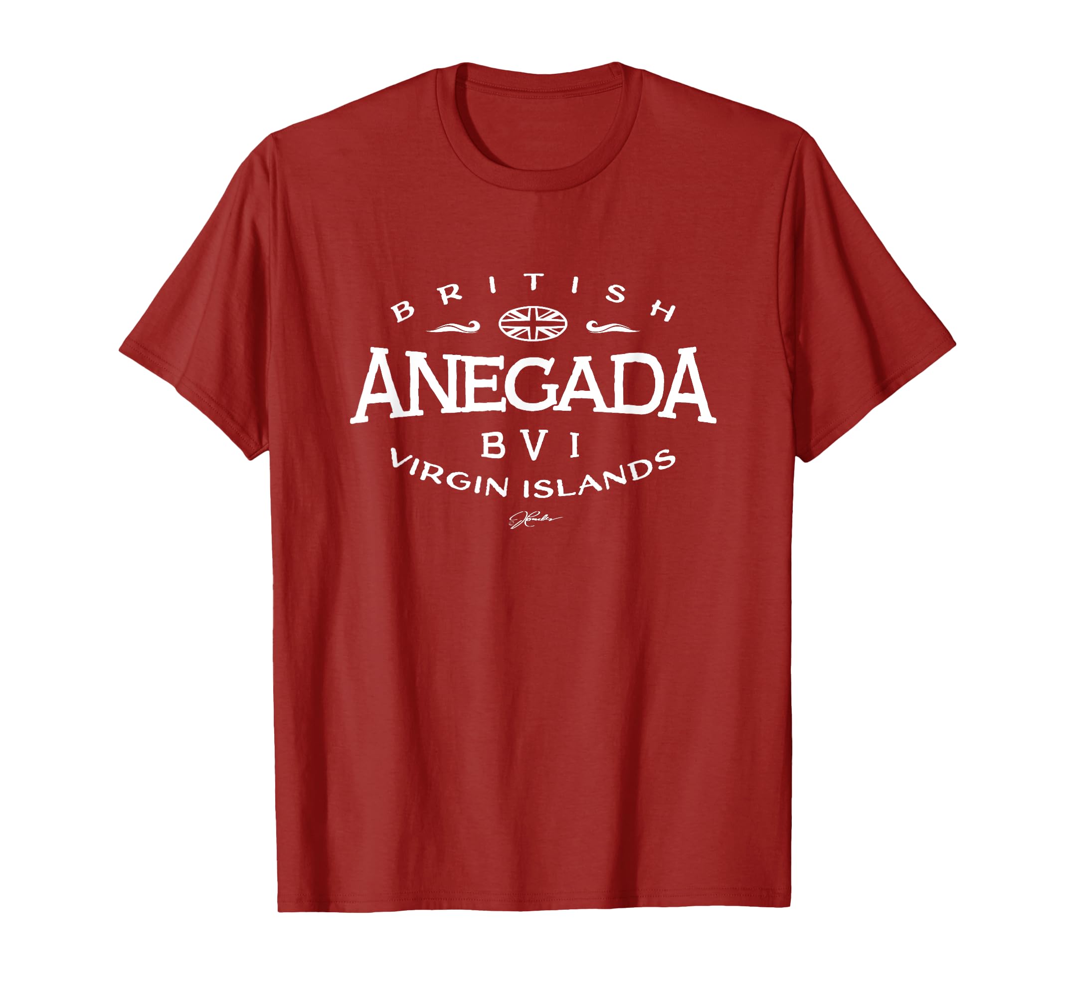 Amazon.com: JCombs: Anegada, BVI, British Virgin Islands T-Shirt ...