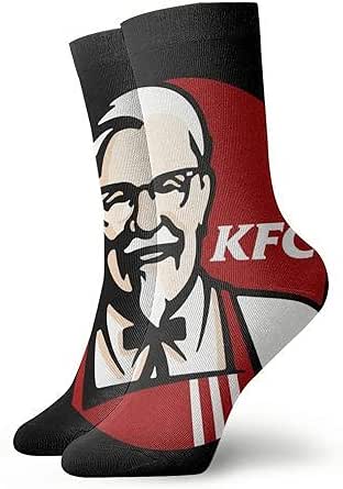Qq21-achieve-store KFC Casual Socks, Cute Funny Pattern Socks : Amazon ...