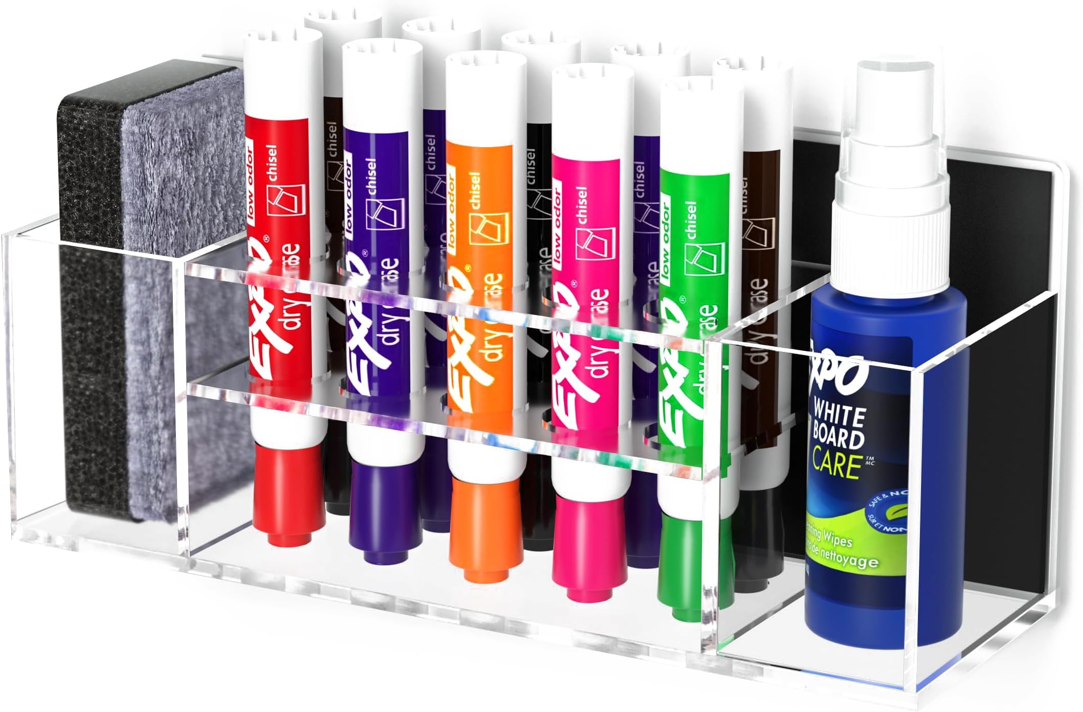 Amazon.com : Famyards Magnetic Dry Erase Marker Holder Wall Mount ...