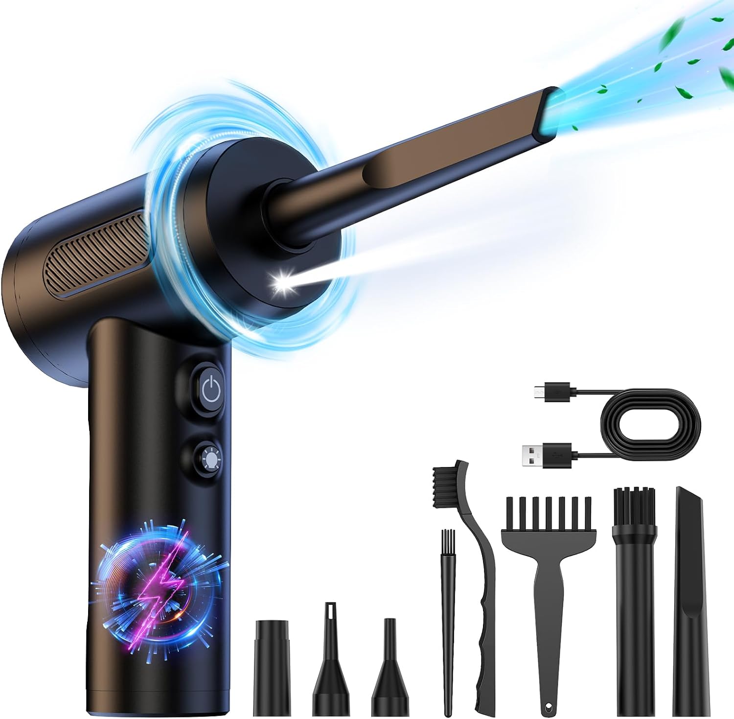 Amazon.com: Compressed Air Duster/Pump 3 Level Adjustable, 68W Power ...