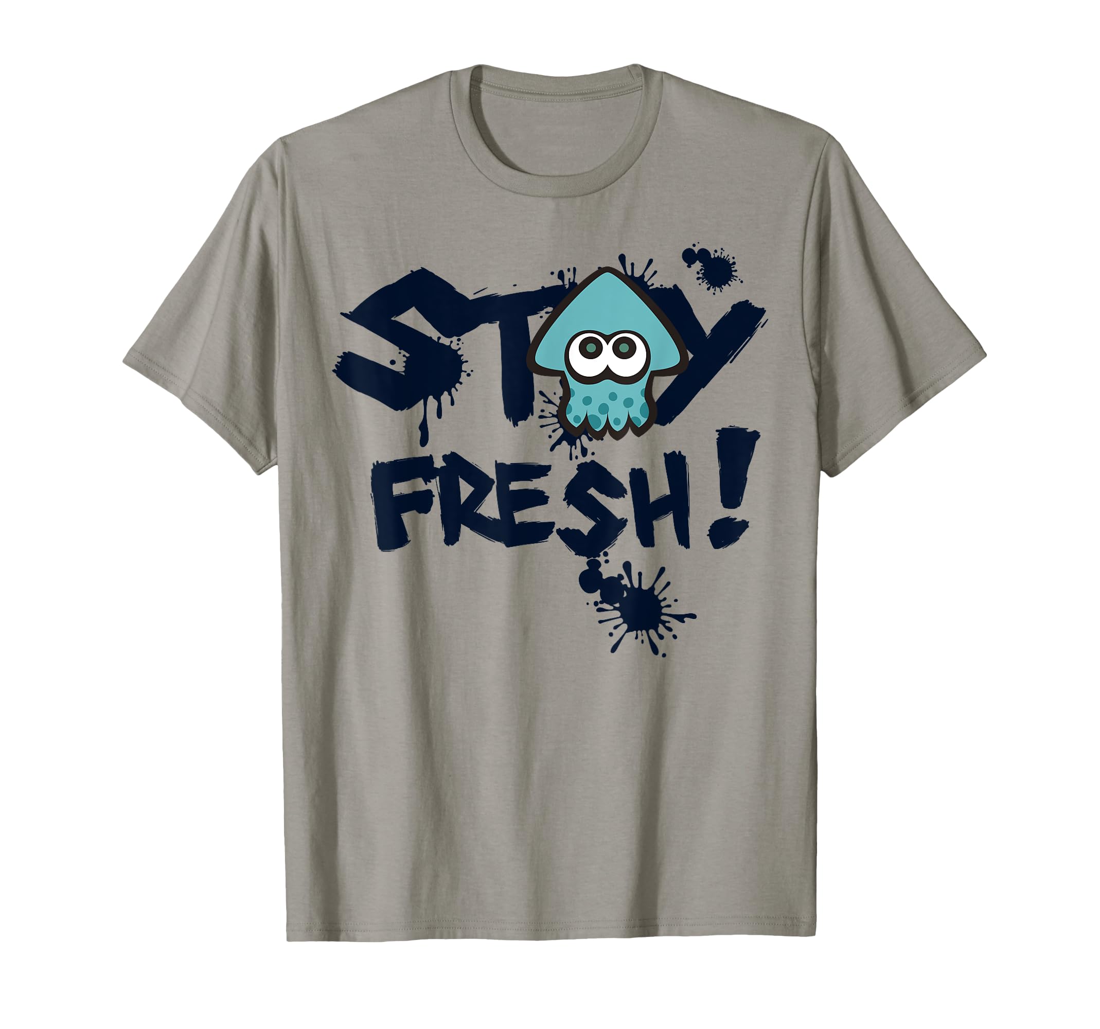 Amazon.com: Nintendo Splatoon Stay Fresh Squid Ink Graphic T-Shirt T ...