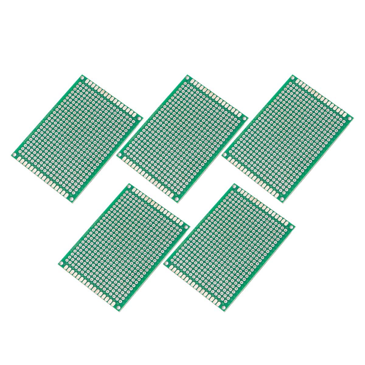 Electronic Spices 5 Pcs (5 x 7 cm) Universal PCB Board Double sided ...