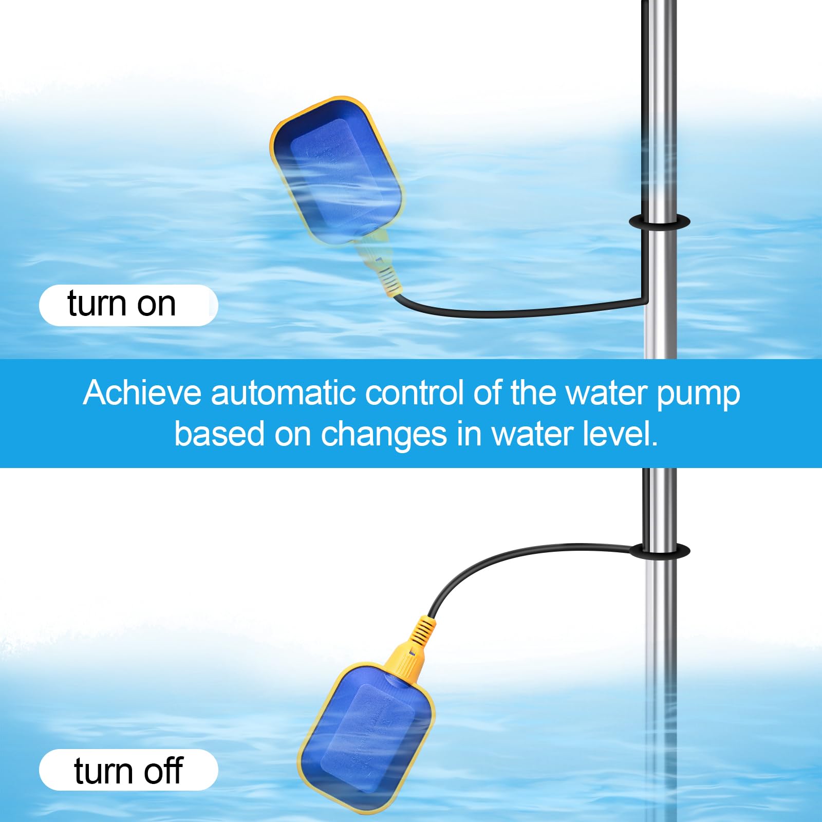 Septic Float Switch Universal Float Switch For Sump Pumps - 15A ...