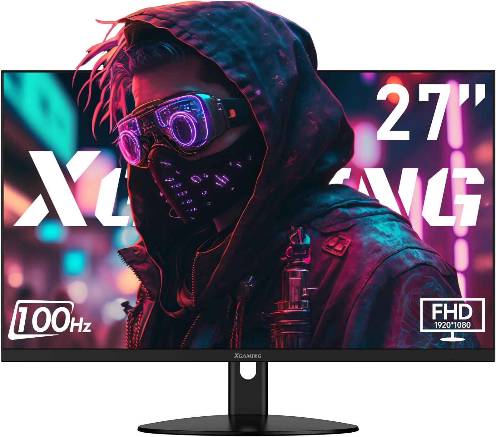 Amazon.com: XGaming 27 Inch Monitor, FHD 1080P 100Hz Frameless Computer ...