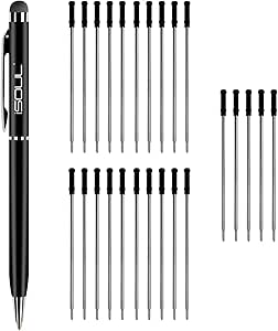 iSOUL Pieces Metallic Ballpoint Refills, Replaceable Refills for iSOUL ...