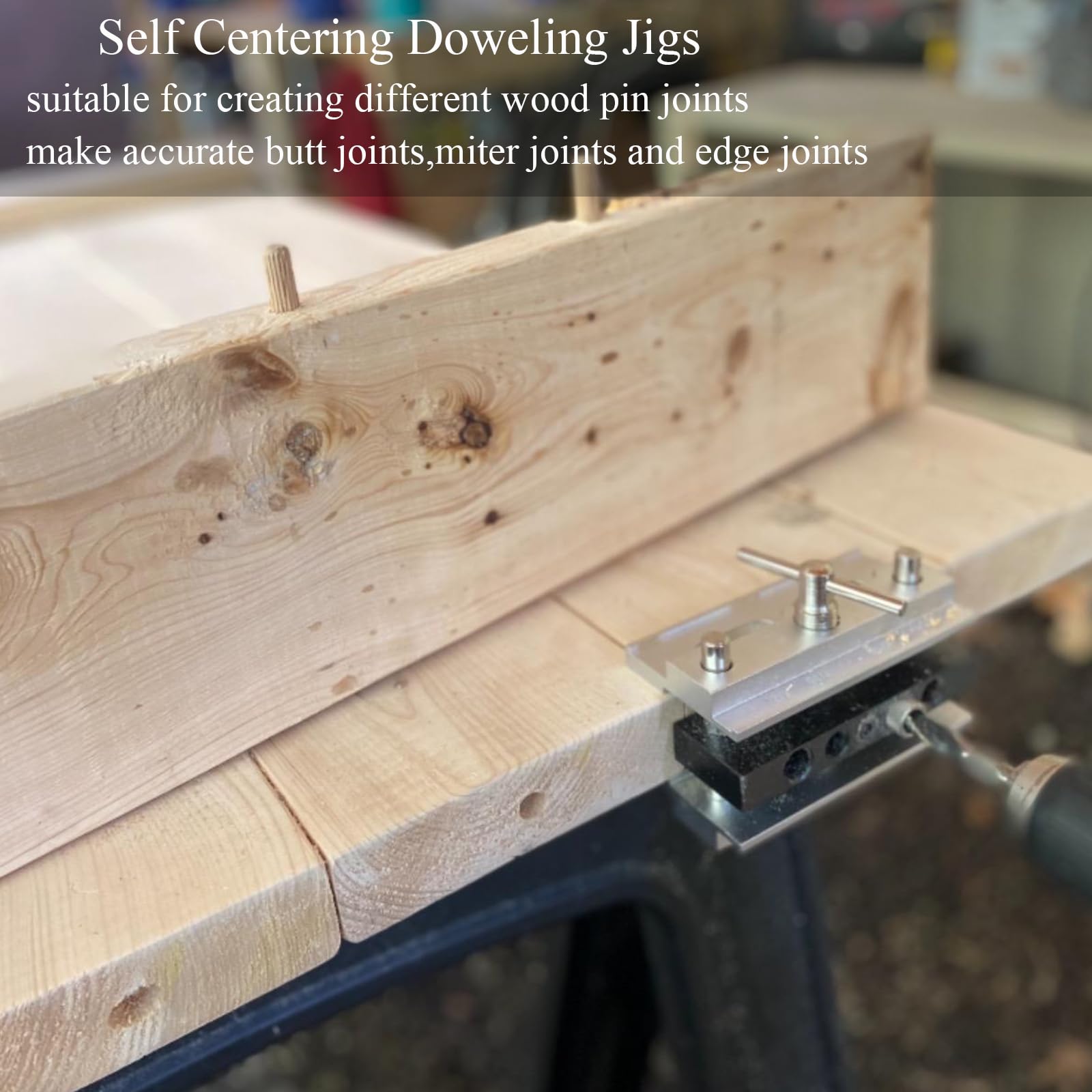 Snapklik.com : Self Centering Doweling Jigs Dowel Drill Guide Drill Jig ...