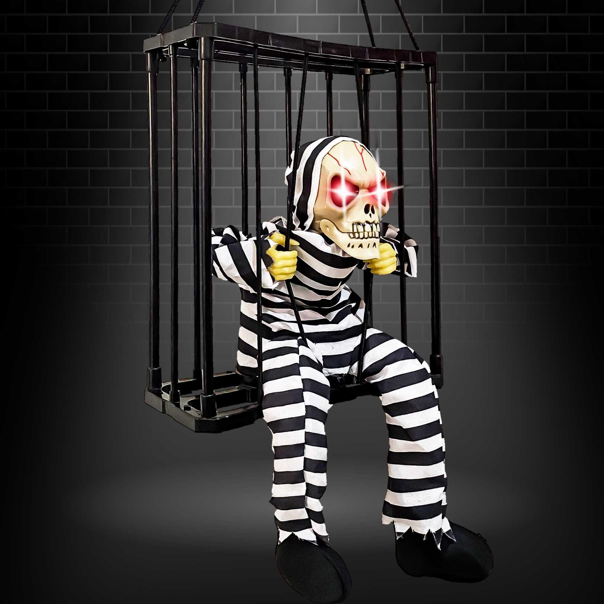 Amazon.com: Scary Animated Halloween Decorations, Decor Prop with ...