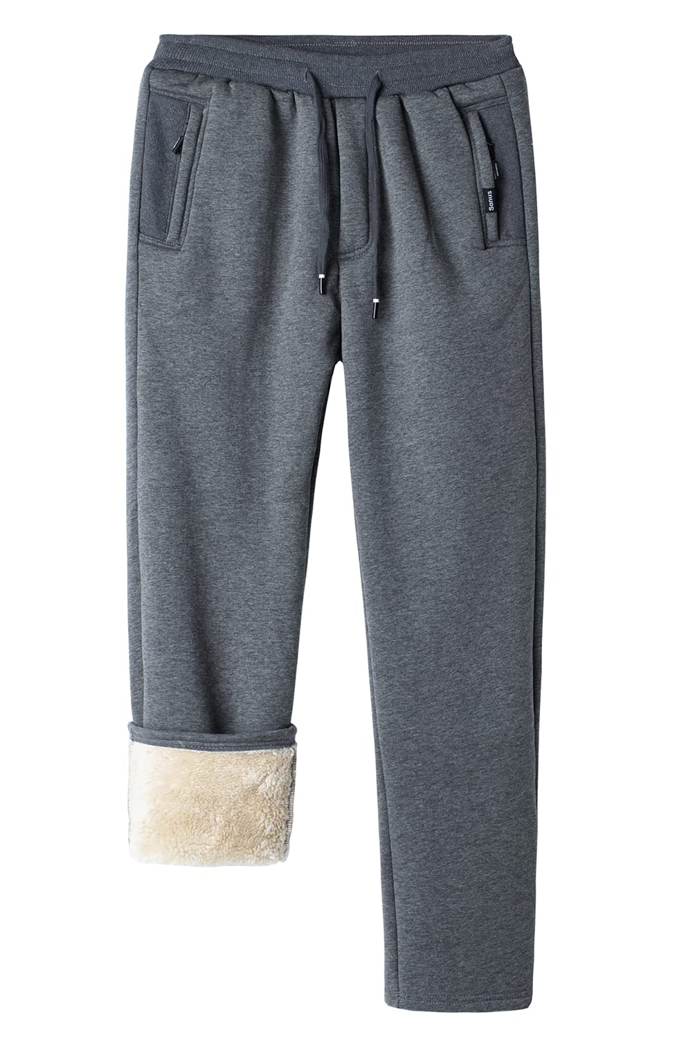 1 x Brand New KTWOLEN Mens Fleece Jogging Bottoms Warm Sweatpants Cott ...