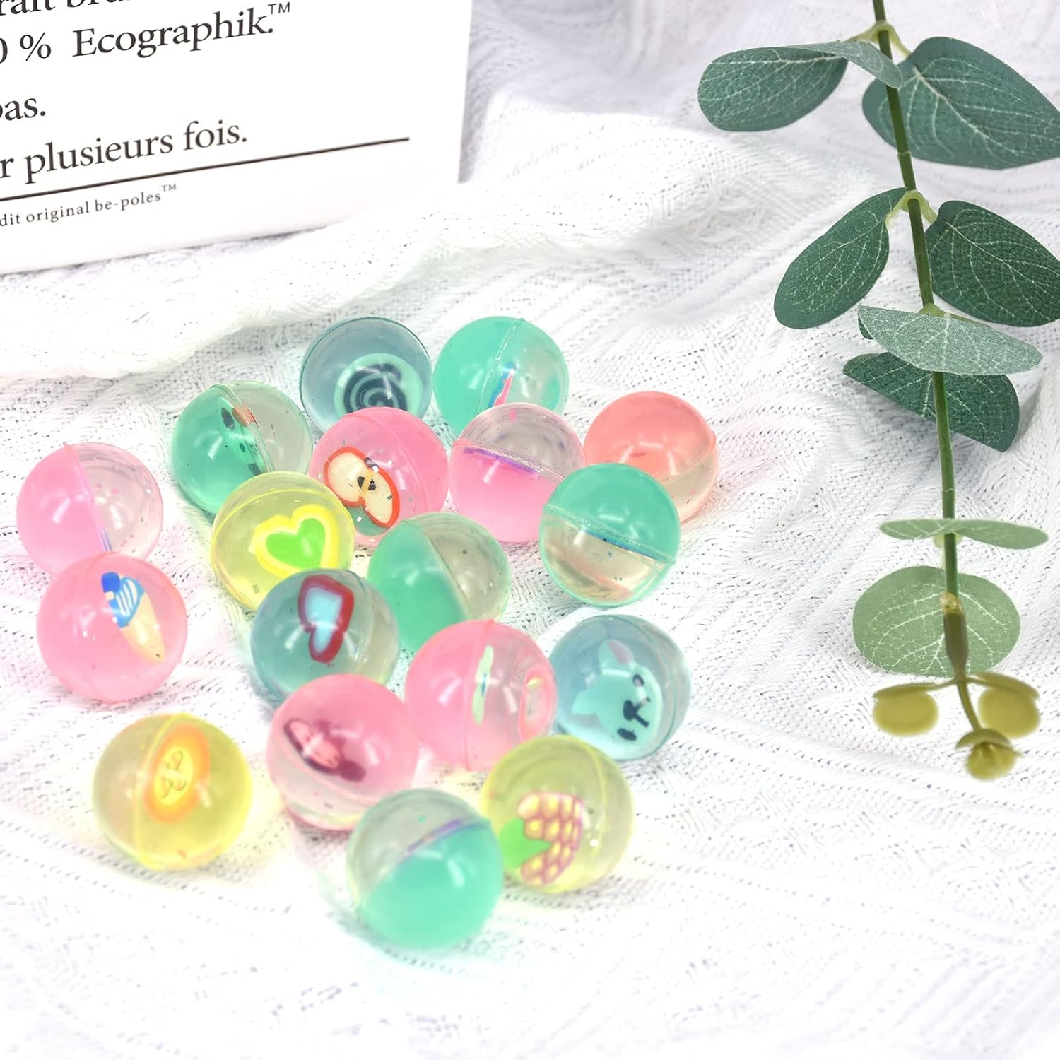 20 Pcs Jet Bouncy Balls, 25mm Bouncy Balls High Bounce Jet Balls Small ...