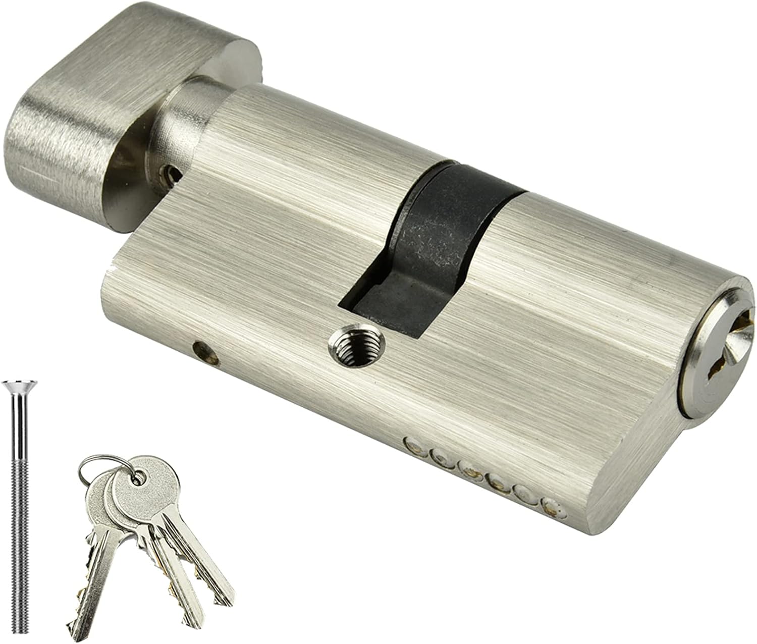 Anti Theft Copper Single Open Lock Cylinder Bedroom Cylinder with 3 ...