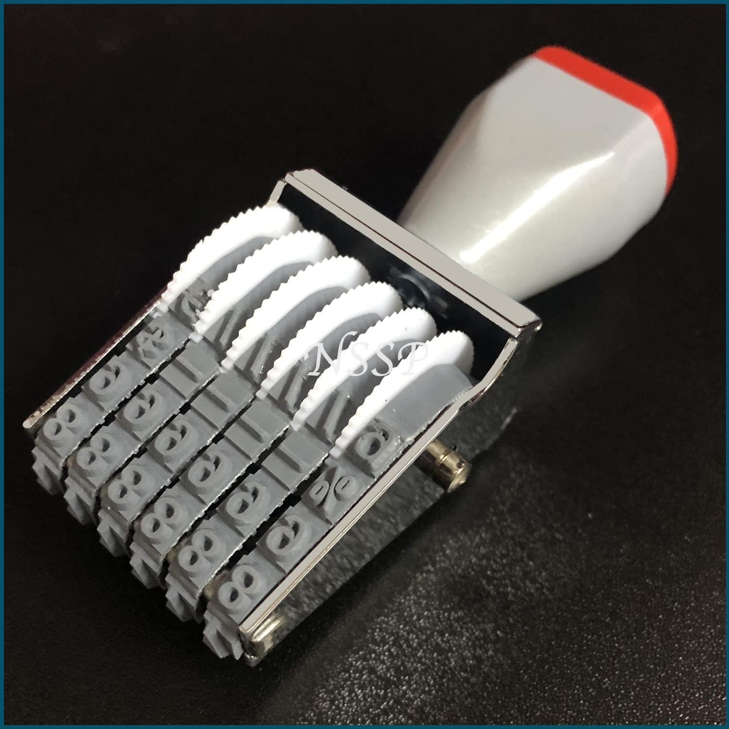 Number Stamp, Self Inking, Red Numbering Stamp, 6 Digit : Amazon.in ...