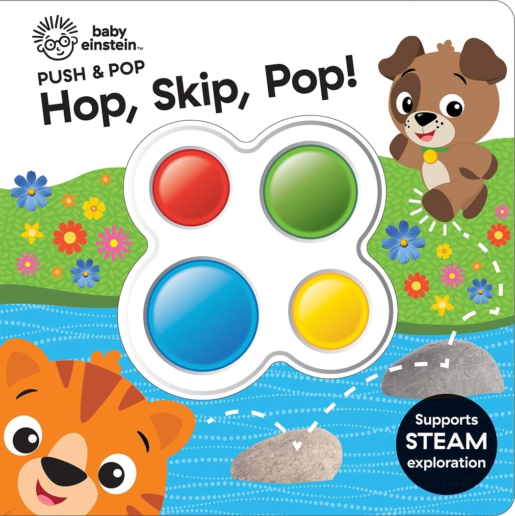 Amazon.com: Baby Einstein: Hop, Skip, Pop! Push & Pop: 9781503771826 ...
