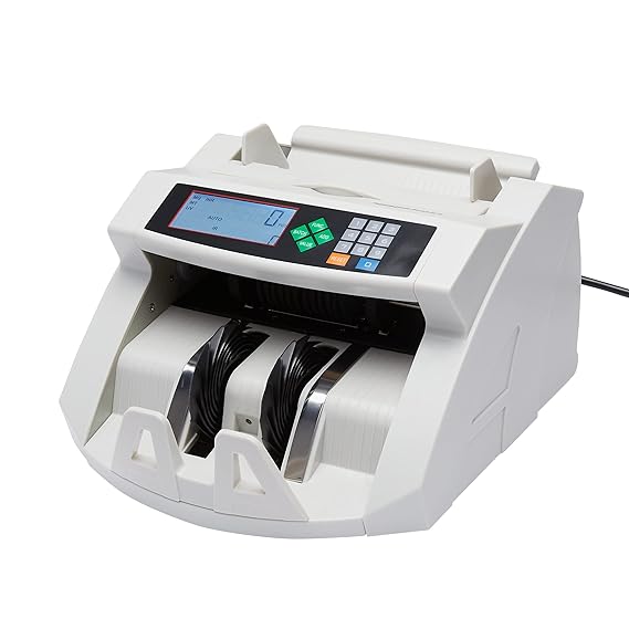 Amazon Basics Money Counting Machine with Fake Note Detection, LCD ...