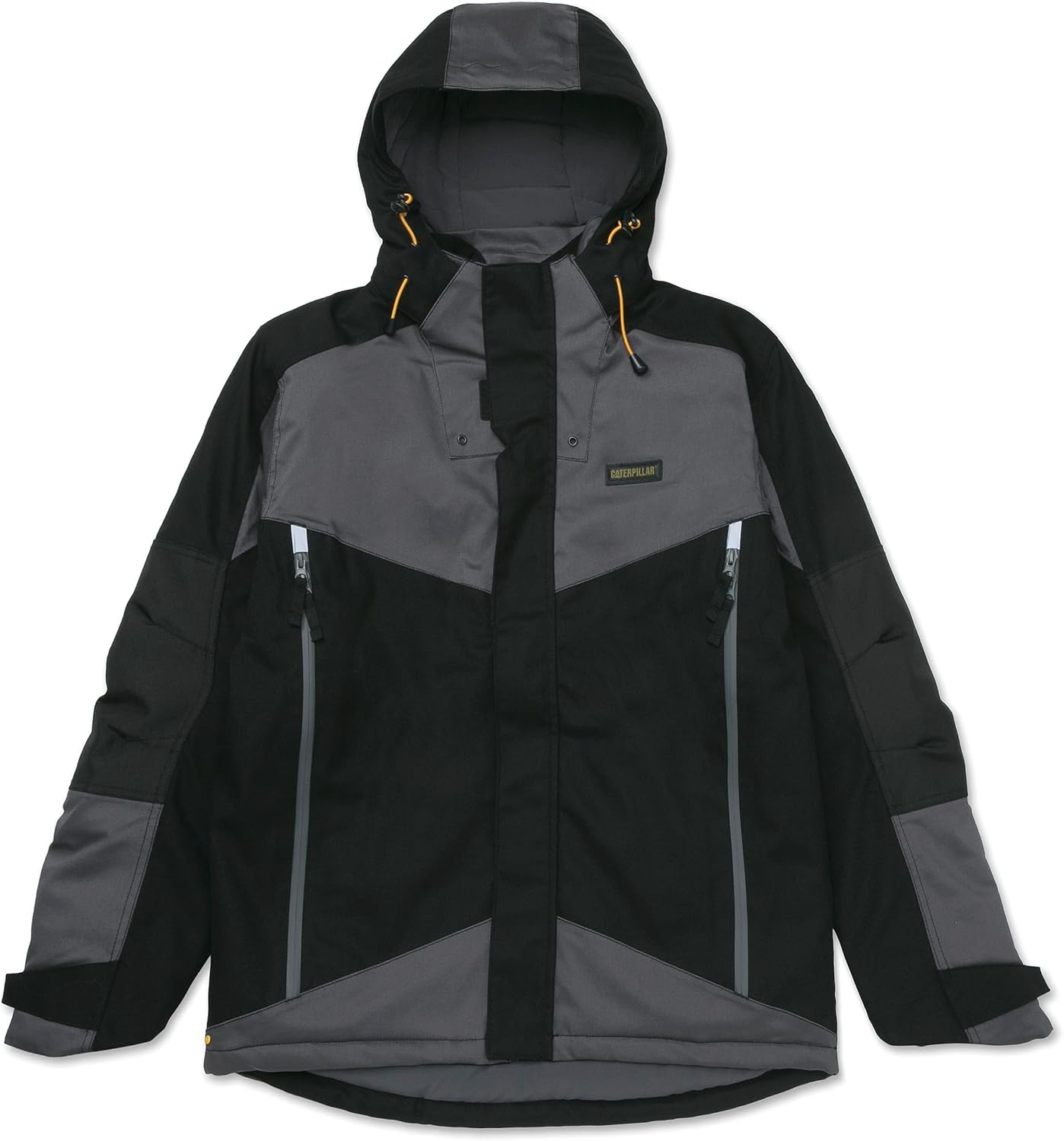 Caterpillar Men's Triton Insulated Jackets with Waterproof Shell, 2-Way Front Zipper, and ...