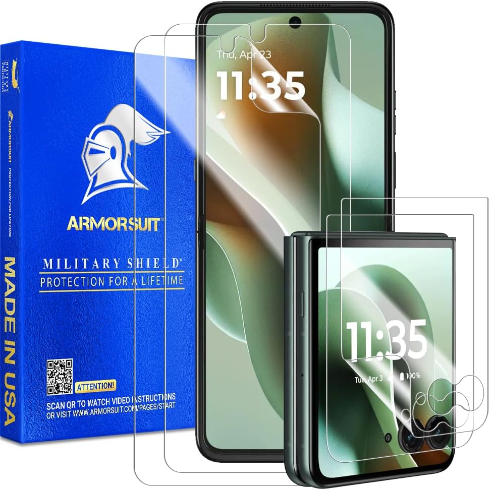 Amazon.com: ArmorSuit 2+2 Pack Screen Protector for Motorola Razr Ultra ...