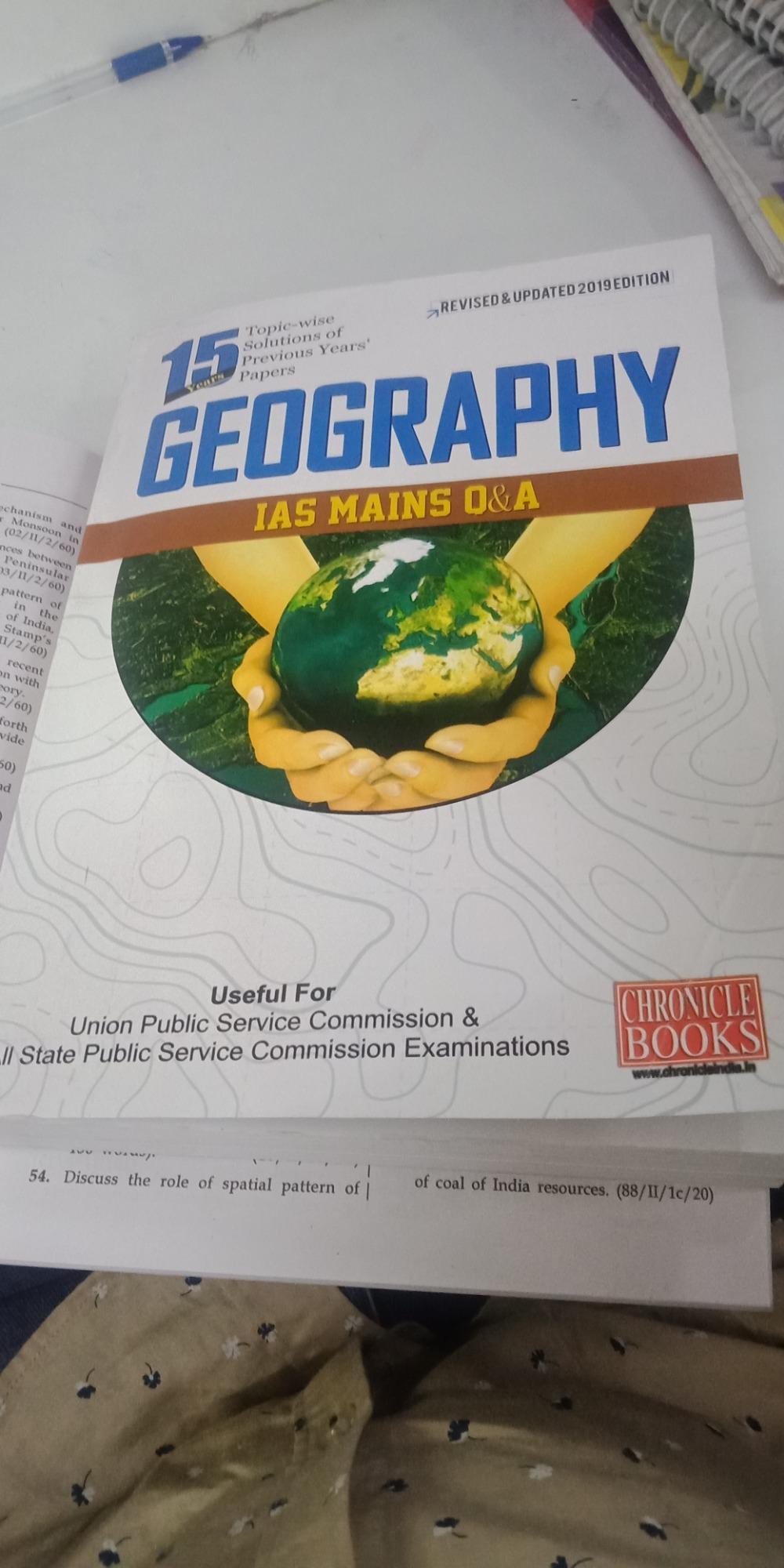 Buy Geography IAS Mains Q&A For IAS & PCS Examinations Book Online at ...