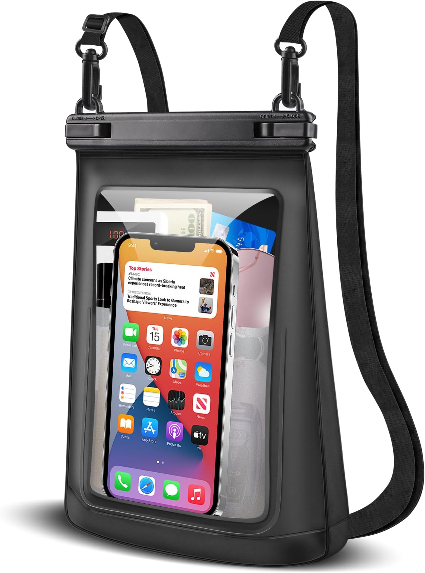 Amazon.com: 2L Large Waterproof Phone Pouch - [Oversized] [Floating ...