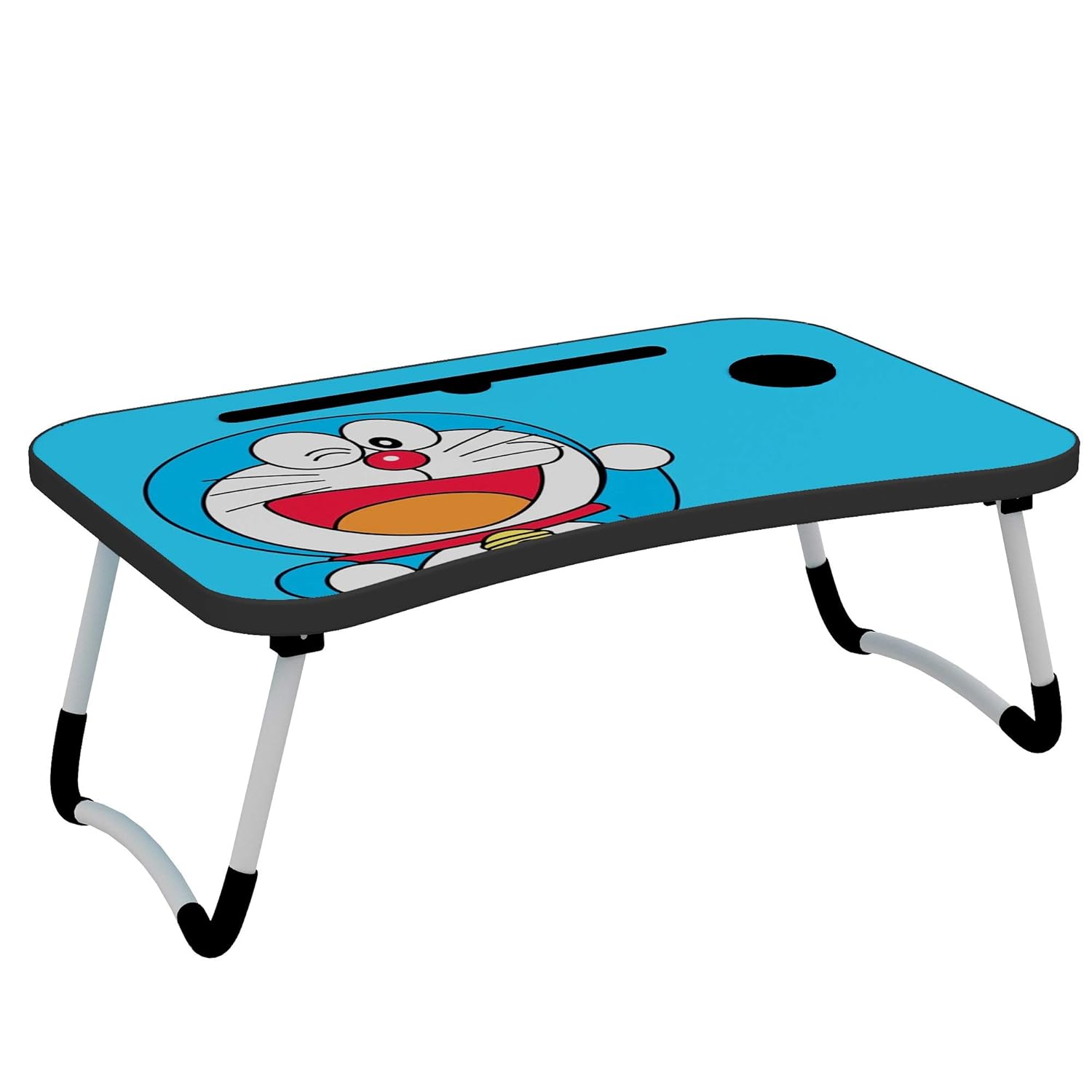 Callas Multipurpose Foldable Doraemon Print Laptop Table with Cup ...