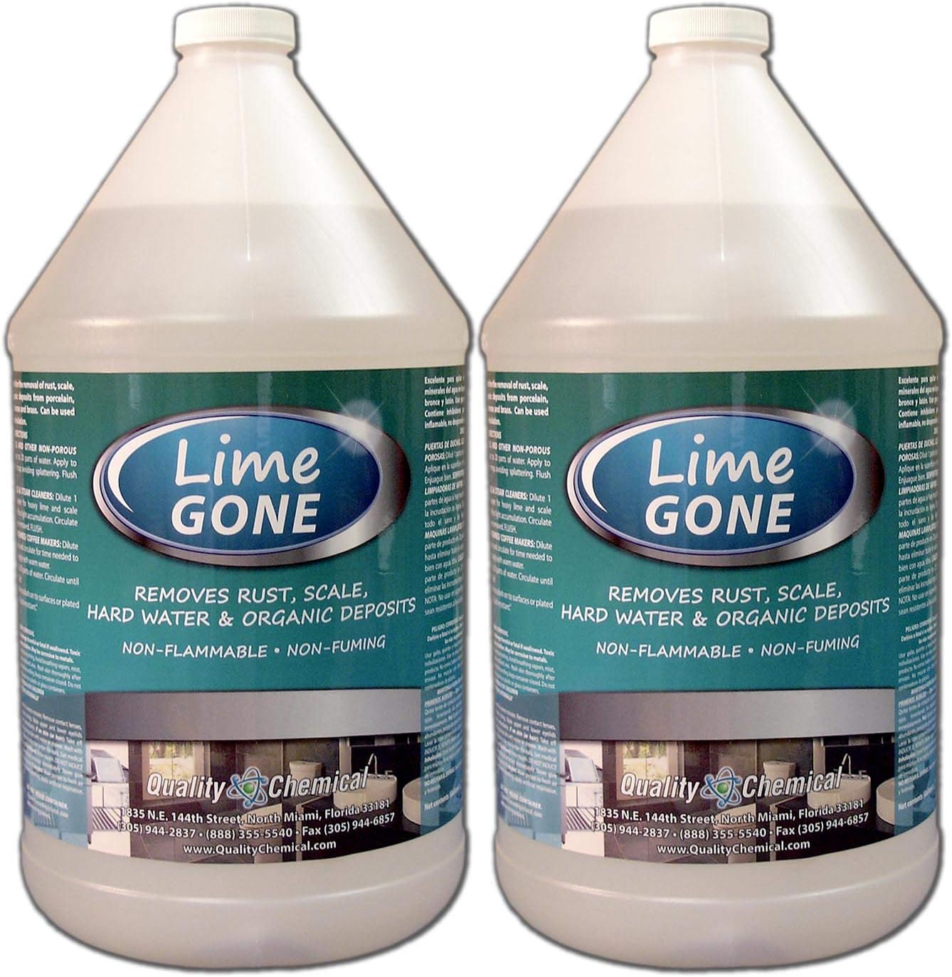 Amazon.com: Lime-Gone - Removes lime, scale, rust & hard water deposits ...