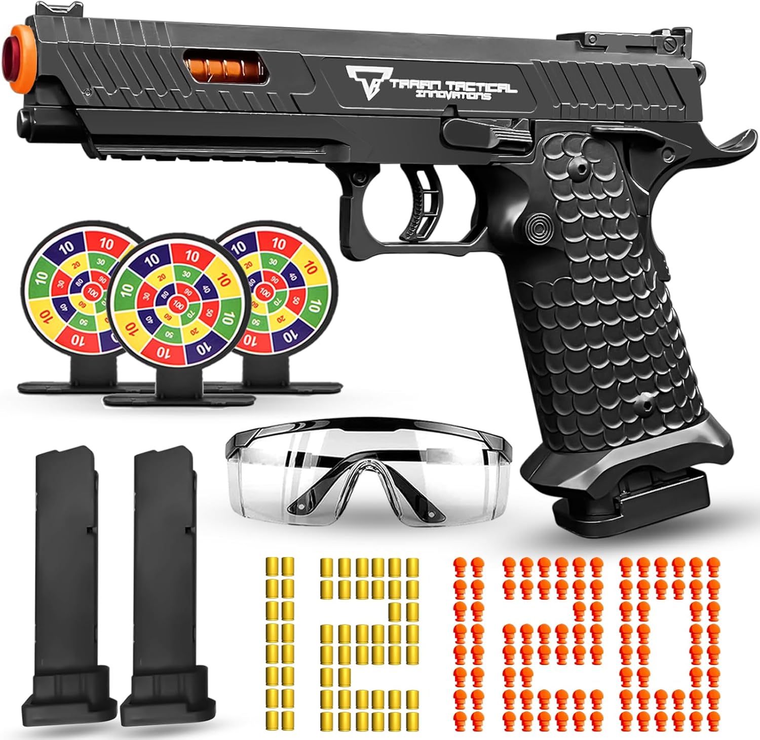 Amazon.com: Shell Ejecting Toy Gun, Semi Automatic Toy Gun with Soft ...