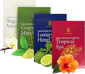 Amazon.com: Ash Harbor 全屋香薰綜合包 - 過濾新鮮全屋空氣清新劑系統 - HVAC 通風清新劑,適用於家庭空調 - 室內空氣清新劑氣味良好辦公室等 : 健康與家庭