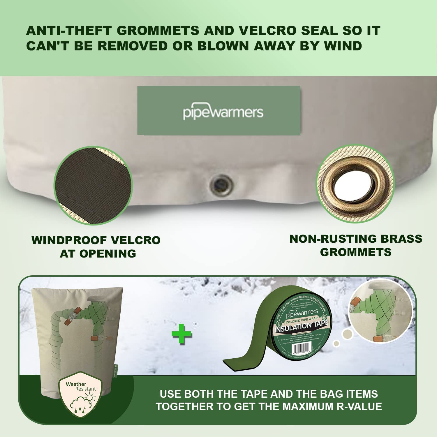 Snapklik.com : PipeWarmers The Original Pipe Insulation Cover