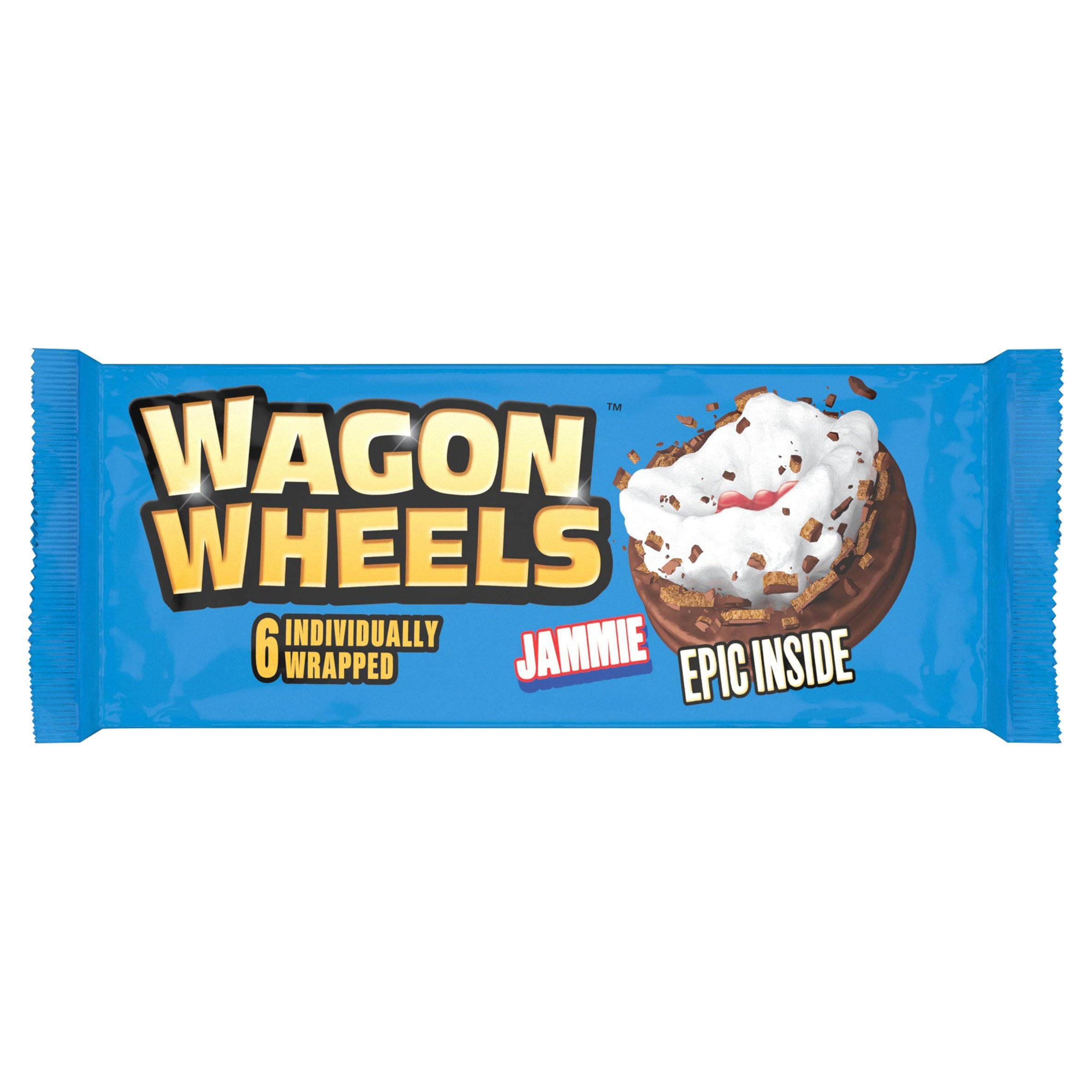 Amazon.com: Burtons Jammie Wagon Wheels 6 Pack 300g : Grocery & Gourmet ...