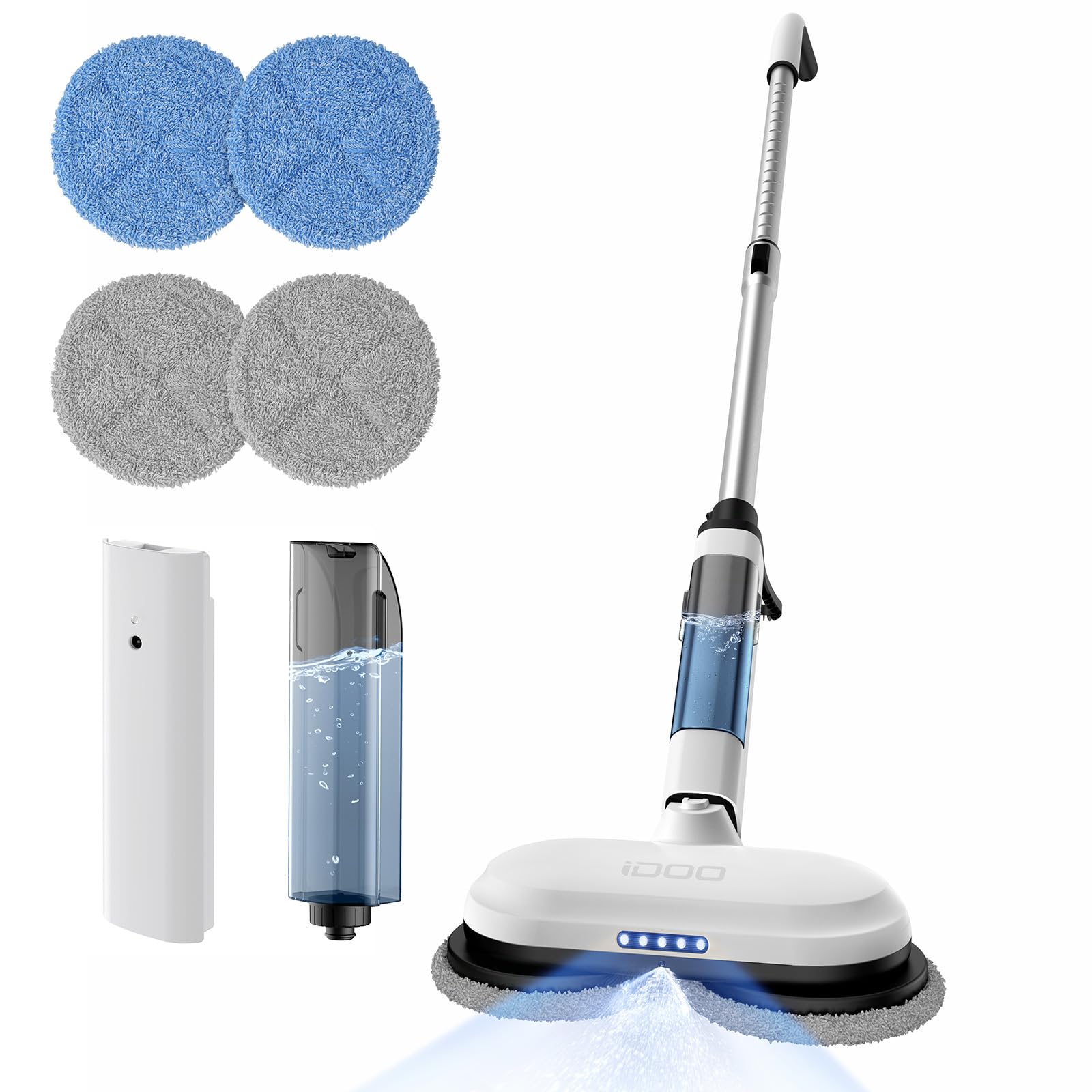 Amazon.com: iDOO Electric Mop, Upgraded Floor Scrubber Electric Spin ...