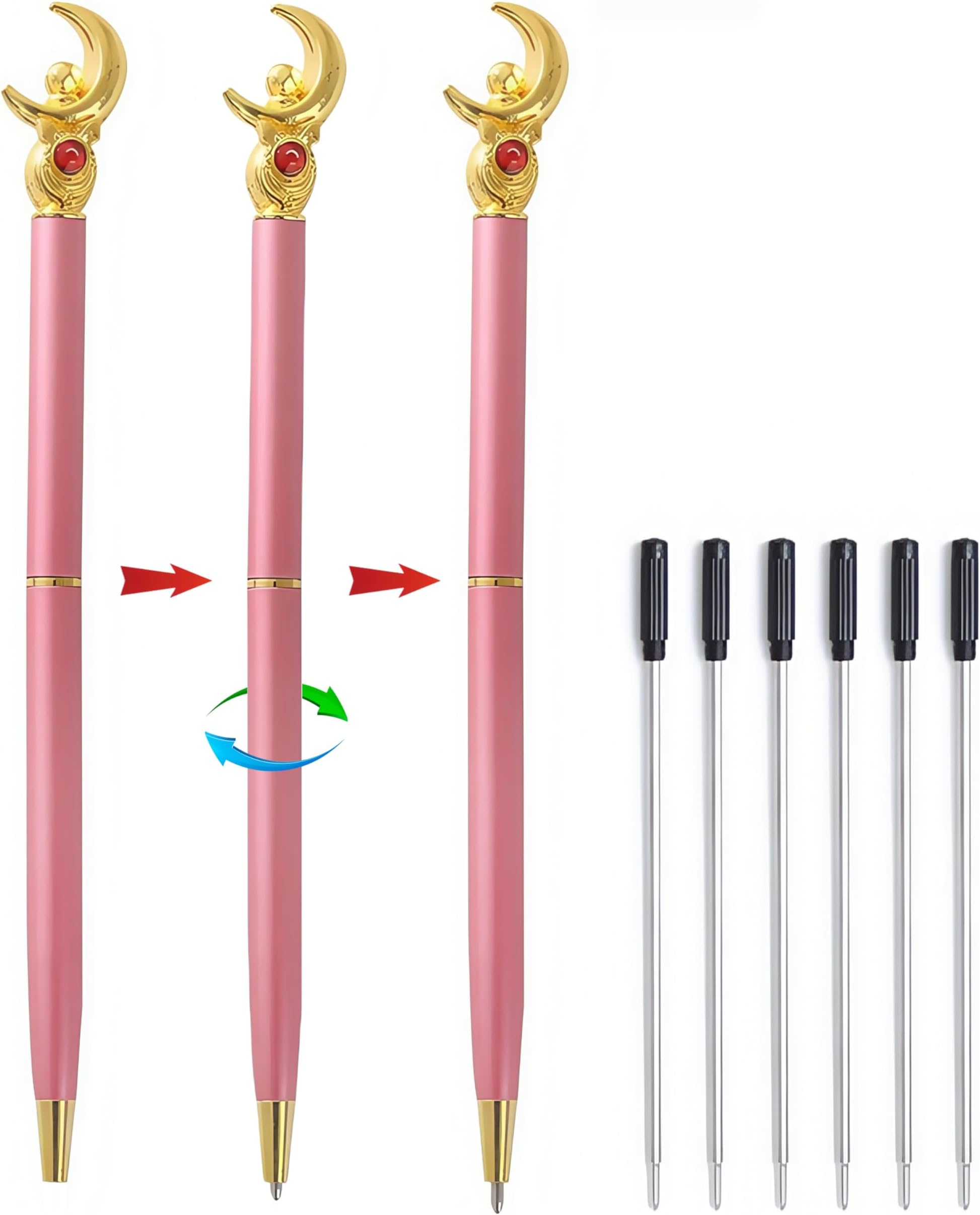 Amazon.com : 3Pcs Sailor Moon Pen School Supplies,Sailor Moon Merch ...