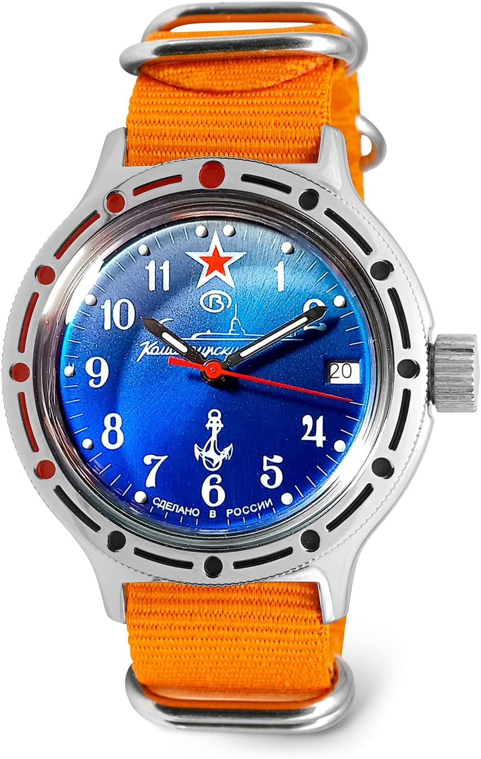 VOSTOK | Anfibio Submarine Commander Reloj de buceo estilo militar ruso ...