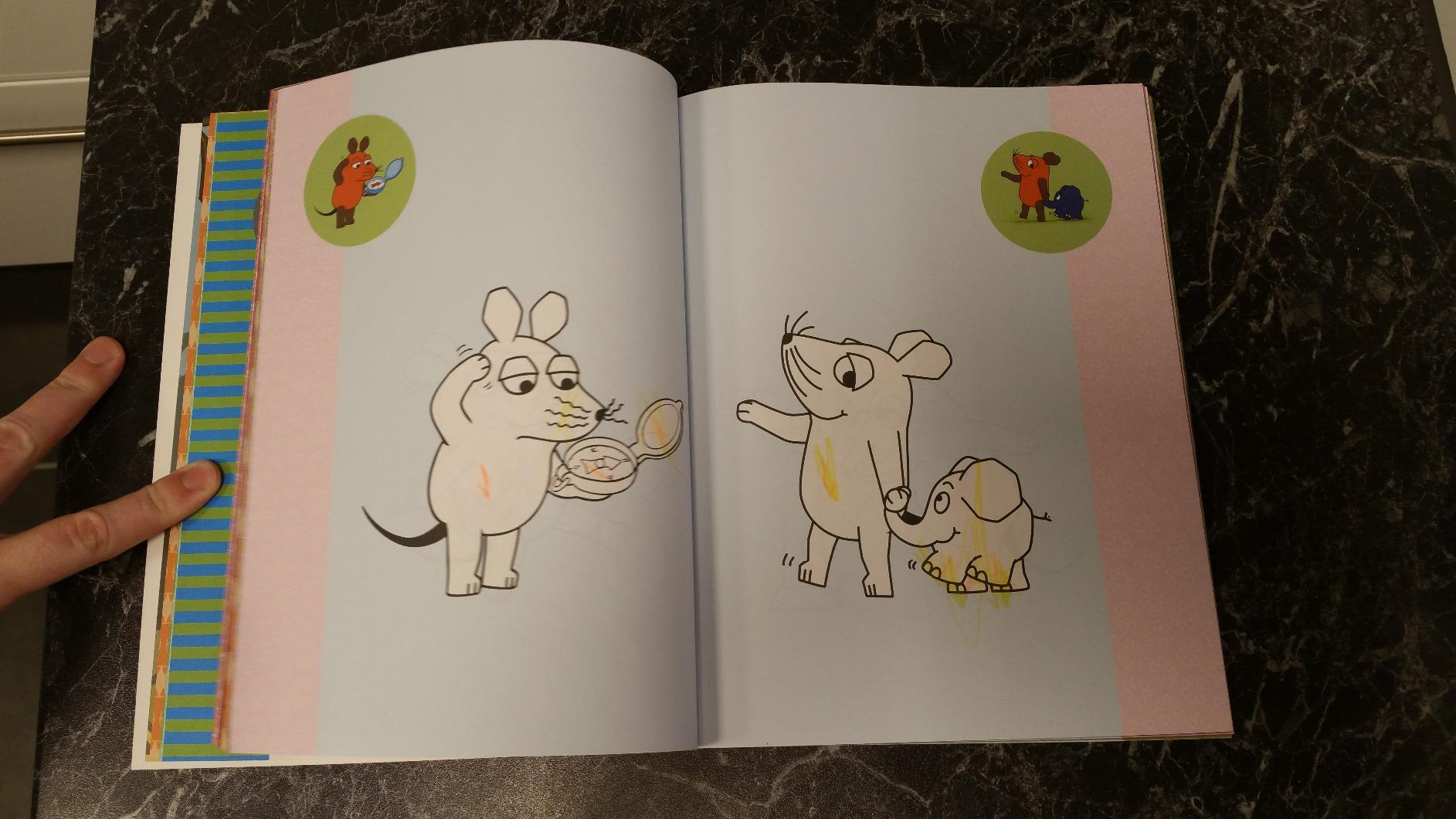 Die Maus - Malbuch: Mit 128 farbigen Seiten : .: Amazon.de: Bücher