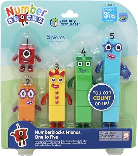 Amazon.com: Learning Resources Numberblocks Friends One to Five ...