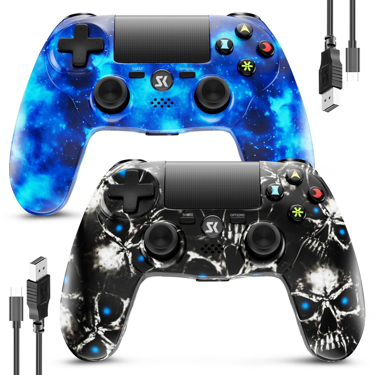 Snapklik.com : Kujian Wireless Controller For PS4, Compatible