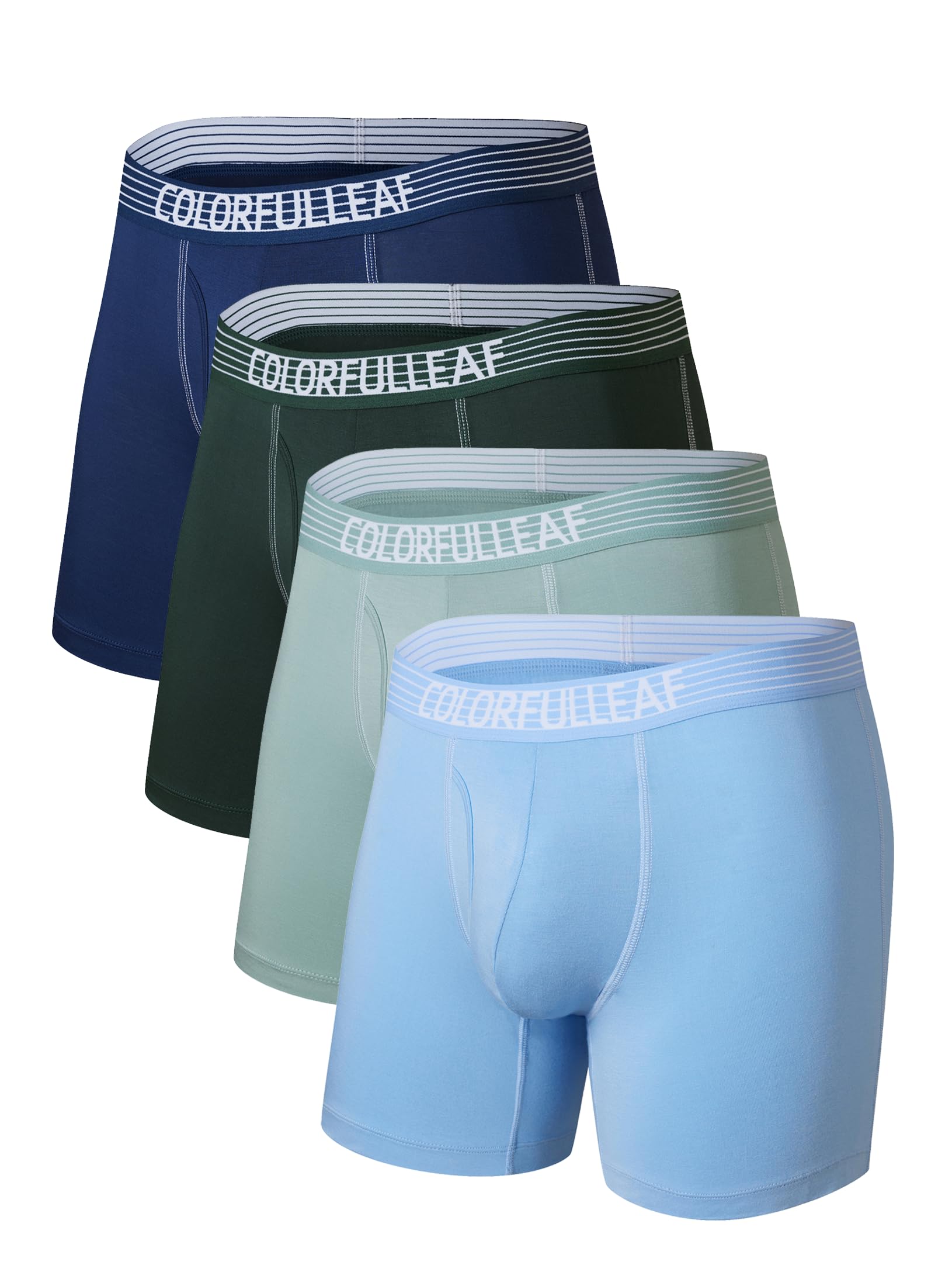 Snapklik.com : COLORFULLEAF Mens Underwear Boxer Briefs Rayon Made From ...