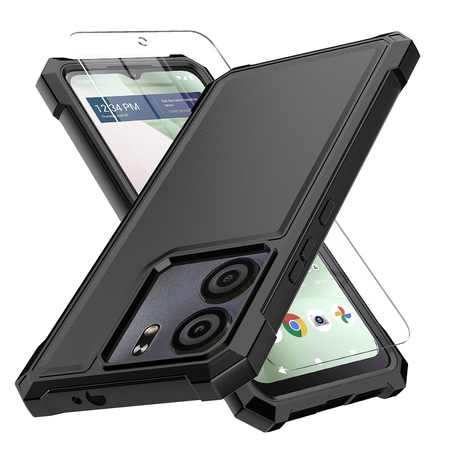 Amazon.com: Muoktcm for BLU View 5 Case, with Screen Protector, Dual ...