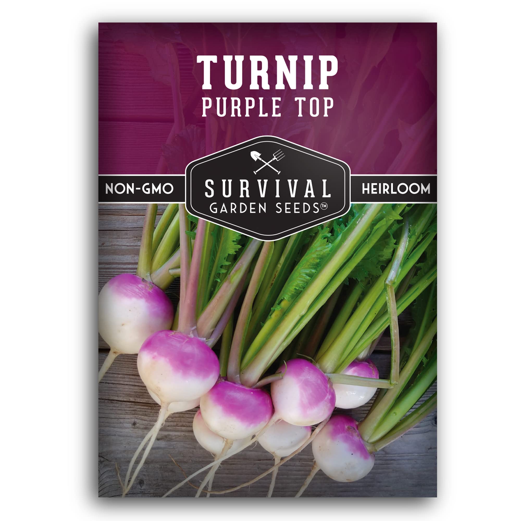 Amazon.com : 1 Pack Purple Top Turnip Seed for Planting - Packet with Instructions Grow Healthy ...