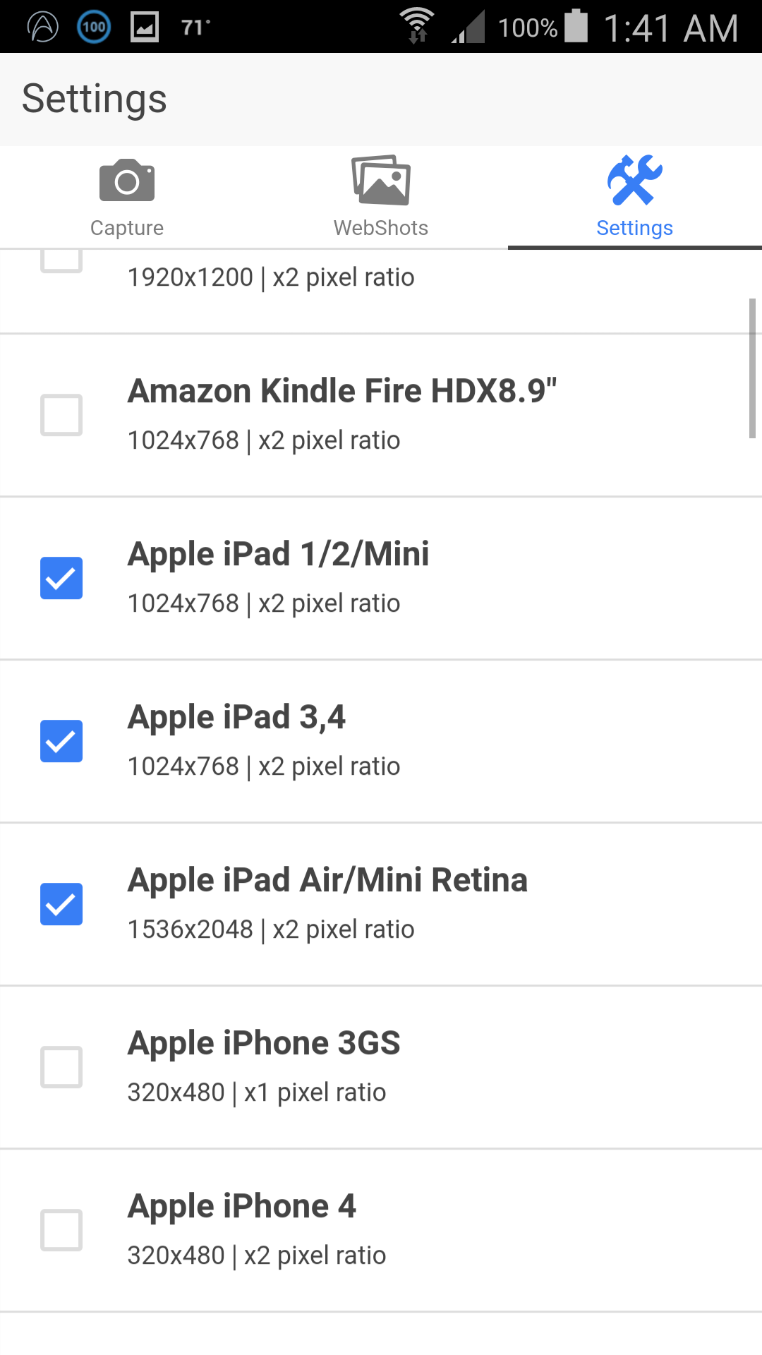 WebShot - Website Screenshots - App on Amazon Appstore